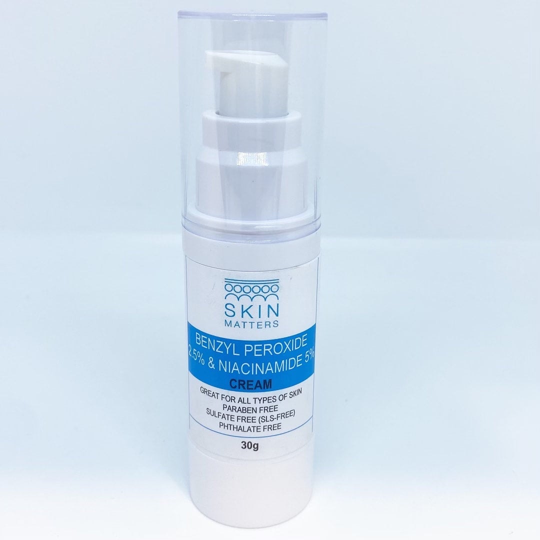 Niacinamide and benzoyl peroxide store